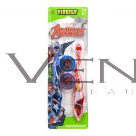 Firefly Toothbrush With Cap Marvel Avengers Travel Kit