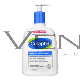 Cetaphil Daily Facial Cleanser Combination To Oily Sensitive Skin 16oz