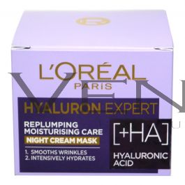 L'Oreal Hyaluron Expert Replumping Moisturising Care Cream Night 50ml