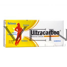 Merck Ultracarbon Tablets 20s Medicinal Charcoal