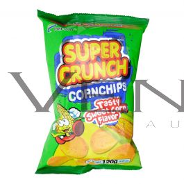 Prifood Super Crunch Cornchips 120g Sweetcorn