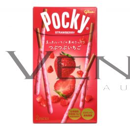Glico Pocky Strawberry Crush Biscuit Stick Box