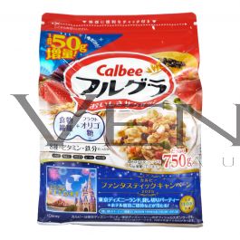 Calbee Natural Fruit Granola Cereal 750g