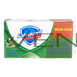 Safeguard Bar Soap Green 130gx3