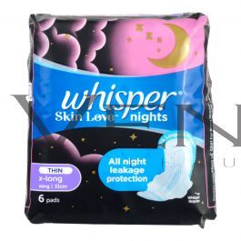 Whisper Skin Love Nights Thin X-Long 31cm Wing 6s