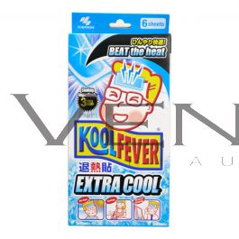 Koolfever Extra Cooling Gel Sheet Adult 6s