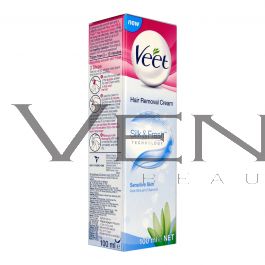 Veet Hair Removal Cream 100ml Sensitive Skin Blue