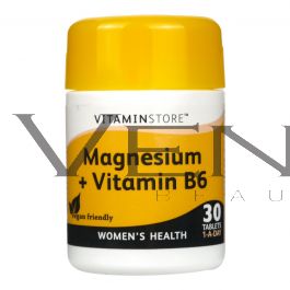Vitaminstore Magnesium + Vitamin B6 Tablets 30s