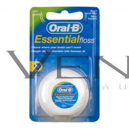 Oral-B Essential Floss Mint Waxed Dental Floss 50m