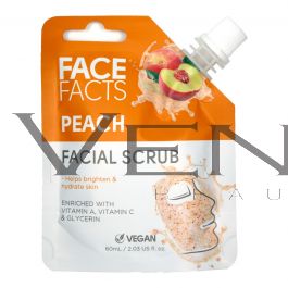 Face Facts Facial Scrub Pouch 60ml Peach