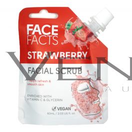 Face Facts Facial Scrub Pouch 60ml Strawberry
