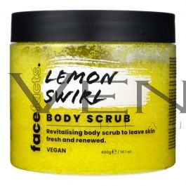 Face Facts Body Scrub 400g Lemon Swirl
