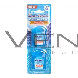 Dentol Dental Floss 50m Twin Pack Cool Mint