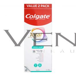 Colgate Toothpaste Total 2x150g Fresh Mint