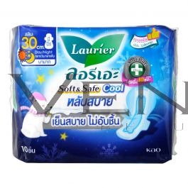 Laurier Soft & Safe Cool 30cm 10s
