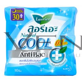 Laurier Natural Cool Night 30cm 10s Anti Bac