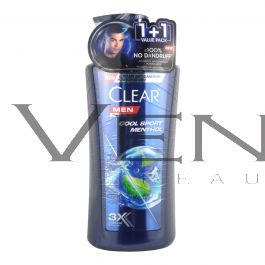 Clear Men Cool Sport Menthol Shampoo 650ml + 390ml