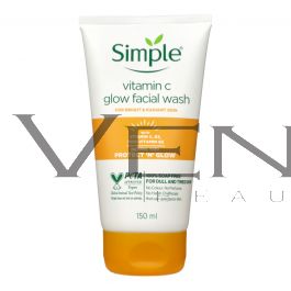 Simple Facial Wash 150ml Protect 'N' Glow Vitamin C GLow