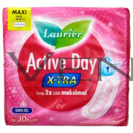 Laurier Active Day X-TRA Maxi 22cm 30s