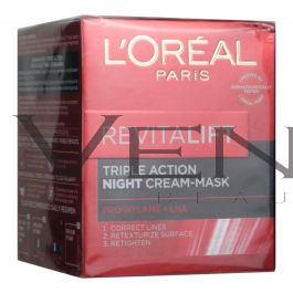 L'Oreal Revitalift Triple Action Night Cream - Mask 50ml