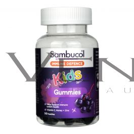 Sambucol Immune Defence Kids Gummies 50s Black Elderberry