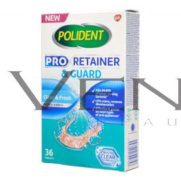 Polident Denture Pro Retainer & Guard Cleanser 36s Clear & Fresh