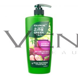Follow Me Green Tea Shampoo 650ml Anti-Hair Fall